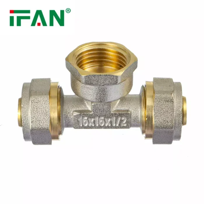 PEX Compression Fitting Female Tees - www.ifanpvc.com
