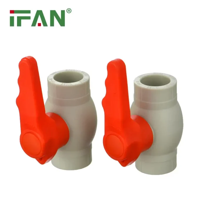Grey PPR Valve With Brass - www.ifanpvc.com
