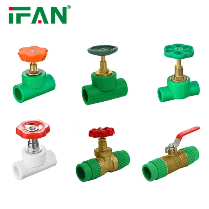 Double Union PPR Ball Valves for Cold Water - www.ifanpvc.com